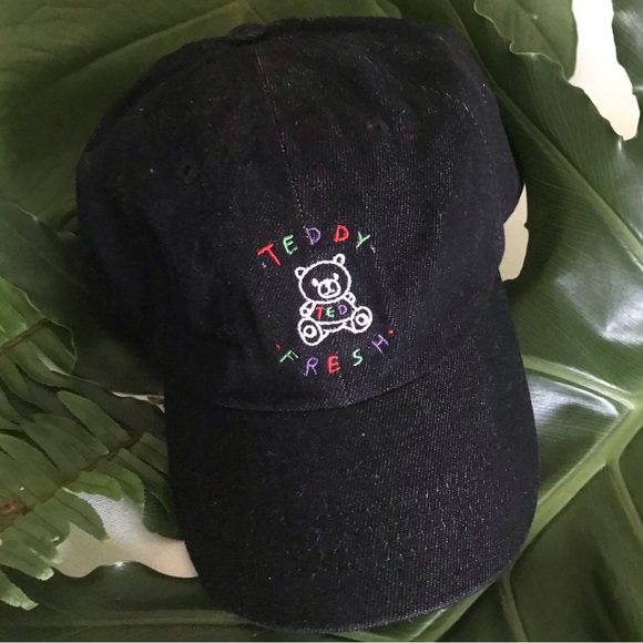 Teddy Fresh | Accessories | Teddy Fresh Dark Denim Embroidered Ted Hat ...